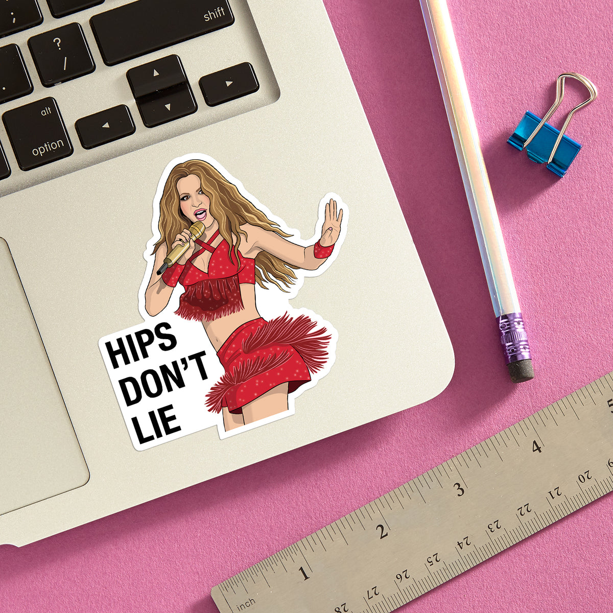 Die Cut Sticker - Shakira Hips Don't Lie — The Found