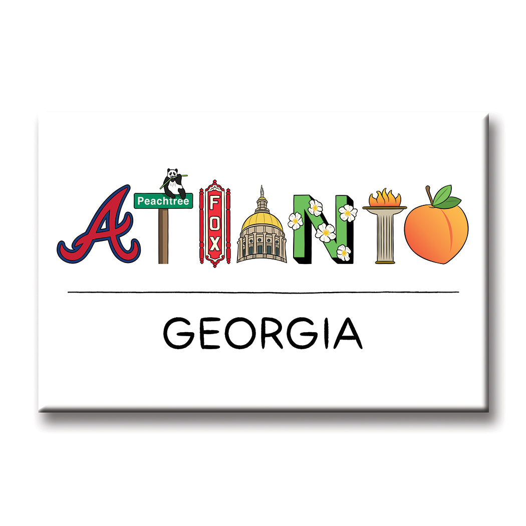 Magnet - Atlanta Icons — The Found