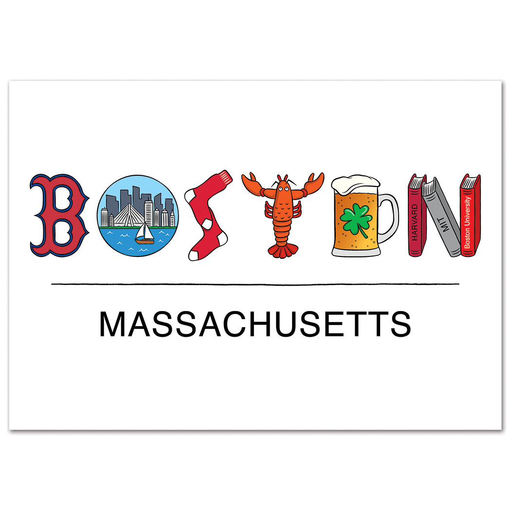 Postcard Boston Icons The Found